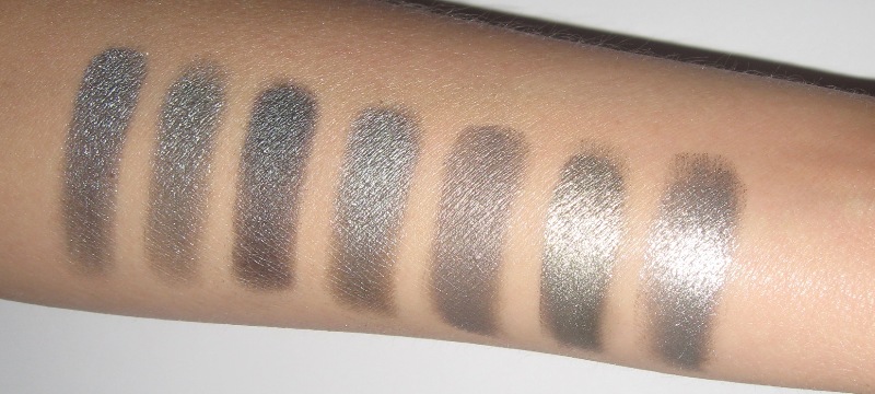 7 Beautiful Grey/Silver Eye Shadows Swatches | MakeUp4All